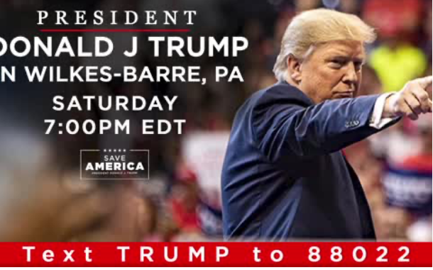 Trump Wilkes Barre Address Follows Biden Philly Rant